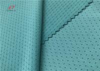 China Green Polyester Spandex Bird Eye Mesh Fabric 200gsm 145cm for Sportswear for sale