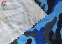 China Camouflage Printing Single Jersey Fabric Polyester Spandex Fabric For T - Shirt for sale