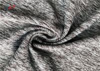 China Melange Polyester Spandex Cation Fabric 90% Polyester 10% Spandex 195GSM for Sports Yoga Leggings for sale