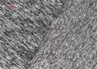 China Melange Polyester Spandex Cation Fabric 90% Polyester 10% Spandex 195GSM for Sports Yoga Leggings for sale