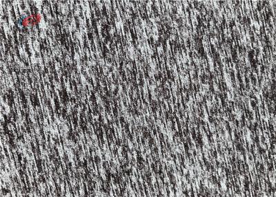 China Melange Polyester Spandex Cation Fabric 90% Polyester 10% Spandex 195GSM for Sports Yoga Leggings for sale