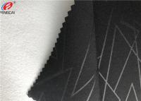 China Embossed 4 Way Stretch Fabric Composite With Polyester Brushed Fabric Garment Use for sale