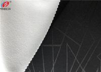 China Embossed 4 Way Stretch Fabric Composite With Polyester Brushed Fabric Garment Use for sale