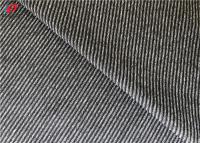 China Eco-Friendly Polyester Spandex Melange Striped Weft Knitted Fabric for sale