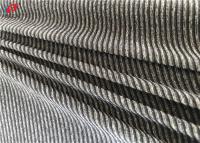 China Eco-Friendly Polyester Spandex Melange Striped Weft Knitted Fabric for sale