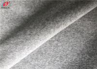 China 92% Polyester 8% Spandex Breathable Melange Poly Brush Fabric 230gsm for Sportswear for sale