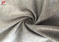 China 92% Polyester 8% Spandex Breathable Melange Poly Brush Fabric 230gsm for Sportswear for sale