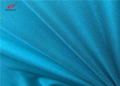 China Warp Knitted Turquoise Lingerie Fabric 92% Nylon 8% Spandex 170gsm 152cm Width for sale