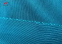 China Warp Knitted Turquoise Lingerie Fabric 92% Nylon 8% Spandex 170gsm 152cm Width for sale