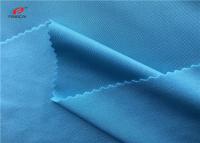 China Warp Knit Dyed Polyester Spandex Plain Fabric 220GSM 59 Inch for Swimwear Sportswear for sale