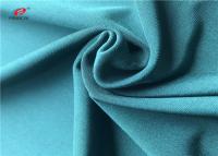 China Warp Knit Dyed Polyester Spandex Plain Fabric 220GSM 59 Inch for Swimwear Sportswear for sale