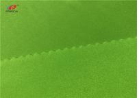 China Green Jacquard Knitted Polyester Spandex Fabric 200gsm 155cm Sportswear UV Resistant for sale