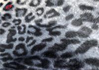 China Waterproof Leopard Print Velvet Fabric 0.5-4.0mm Short Pile 100% Polyester for Home Textile for sale