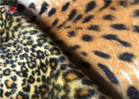 China Warp - Knitted Animal Printed Minky Plush Velboa Fabric 100% Polyester for sale