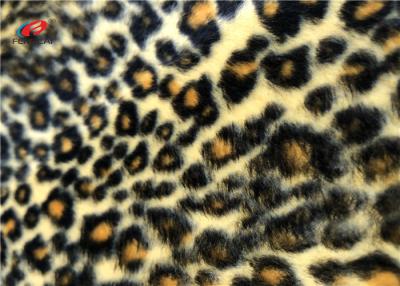 China Warp - Knitted Animal Printed Minky Plush Velboa Fabric 100% Polyester for sale