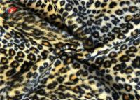 China Warp - Knitted Animal Printed Minky Plush Velboa Fabric 100% Polyester for sale