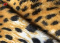 China Customized Leopard Print 100% Polyester Minky Plush Fabric 200GSM 165cm Wide for Blanket Toys for sale