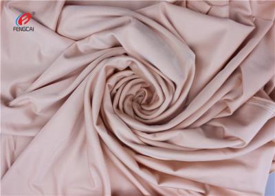 China Eco Friendly Shiny Solid Red 4 Way Stretch Nylon Spandex Fabric 180 gsm 58-60 inch for sale