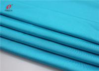 China Solid Color Plain Dye Shiny Polyester Spandex Fabric For Underwear Swimwear Yoga for sale