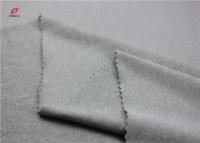 China Weft Knit Polyester Spandex Melange Single Jersey Fabric 220GSM 155cm for Sportswear for sale