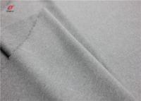 China Melange Single Jersey 90 Polyester 10 Spandex Fabric , Grey Swimsuit Fabric for sale