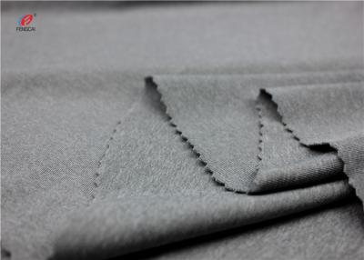 China Melange Colour Sports Clothing Weft Knitted Fabric 90% Polyester 10% Spandex 150cm Width 170gsm for sale