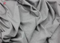China Weft Knit Polyester Spandex Melange Single Jersey Fabric 220GSM 155cm for Sportswear for sale