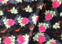 China Custom Printed Chlorine-Resistant Polyester Spandex Fabric 150cm Width 215GSM for Swimwear for sale