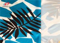 China Custom Printed Chlorine-Resistant Polyester Spandex Fabric 150cm Width 215GSM for Swimwear for sale