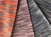 China Yarn Dyed Melange Weft Knitted Jersey Fabric 90 Polyester 10 Spandex 245gsm for sale