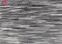 China Yarn Dyed Melange Weft Knitted Jersey Fabric 90 Polyester 10 Spandex 245gsm for sale