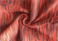 China Melange Weft Knitted Fabric 90% Polyester 10% Spandex 250GSM Yarn Dyed for Sportswear for sale