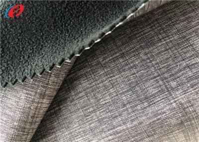 China Windproof Bonded Softshell Winter Jacket Fabric TPU Coated 320GSM 150cm for sale