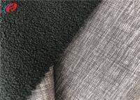 China Softshell TPU Coated Fabric 4 Way Stretch Bonded Polar Fleece 300GSM 150CM for Jacket for sale