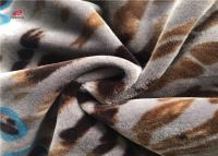 China 250GSM Paper Print Plush Spandex Velvet Fabric 155cm for Baby Blanket Garment for sale