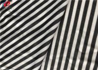 China Striped Printed 4 Way Lycra Weft Knitted Fabric 90% Polyester 10% Spandex 190GSM 60-62 Inch for T-Shirt for sale