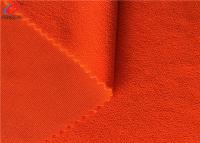 China Reflective Polyester Fluorescent Material Fabric Brushed Uniform Fabric For Garment for sale