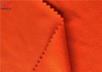 China Reflective Polyester Fluorescent Material Fabric Brushed Uniform Fabric For Garment for sale