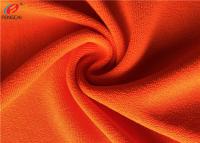 China Reflective Polyester Fluorescent Material Fabric Brushed Uniform Fabric For Garment for sale