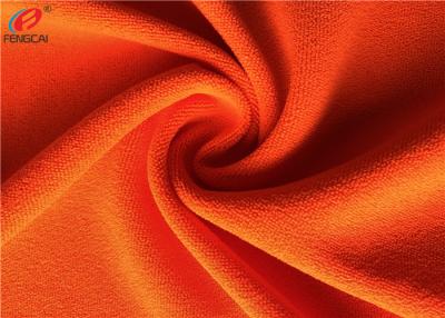 China Reflective Polyester Fluorescent Material Fabric Brushed Uniform Fabric For Garment for sale