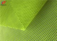 China Fluorescent Mesh Fabric 60gsm 150cm 100% Polyester High Visibility Police Uniform Material for sale