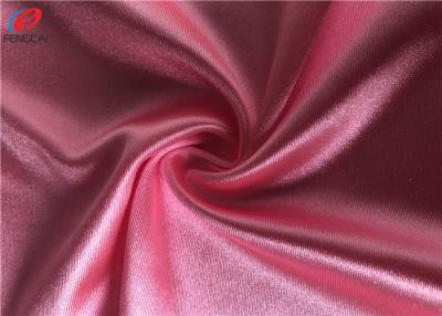 China Warp Knitting Nylon Spandex Fabric 87% Nylon 13% Spandex 220GSM Stretch Shiny Satin for Pajamas for sale
