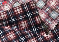 China Printed 100% Polyester Tricot Knit Fabric 215gsm 150cm Width Non-Stretch Brushed Material for Garment Manufacturing for sale