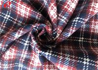 China Printed 100% Polyester Tricot Knit Fabric 215gsm 150cm Width Non-Stretch Brushed Material for Garment Manufacturing for sale