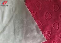 China 3D Embossed Minky Plush Fabric Velboa Faux Fur 150cm Width 200gsm Polyester for sale