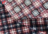 China Printed 100% Polyester Tricot Knit Fabric 215gsm 150cm Width Non-Stretch Brushed Material for Garment Manufacturing for sale