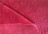 China Embossed Minky Plush Fabric Super Soft Baby Blanket Using 100% Polyester Knitting for sale