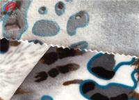 China 95% Polyester 5% Spandex Velvet Fabric Printed 4 Way Stretch 230gsm 155cm for sale