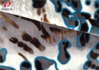 China 95% Polyester 5% Spandex Velvet Fabric Printed 4 Way Stretch 230gsm 155cm for sale