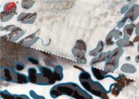 China 95% Polyester 5% Spandex Velvet Fabric Printed 4 Way Stretch 230gsm 155cm for sale
